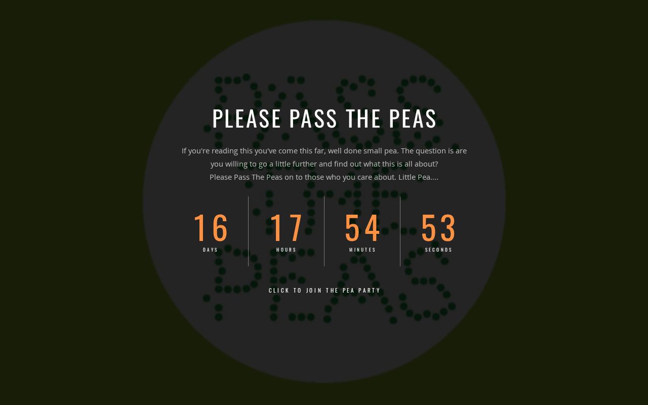 Pass The Peas